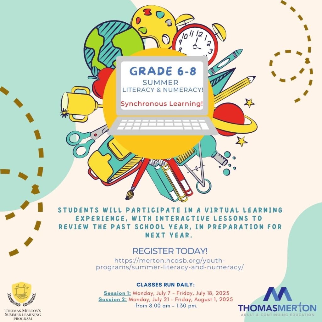 St. Paul Catholic Elementary School | Burlington, ON » Grade 6-8 Summer ...
